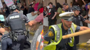 Police Bring the Hammer Down on Radical Activists Creating Chaos at ...